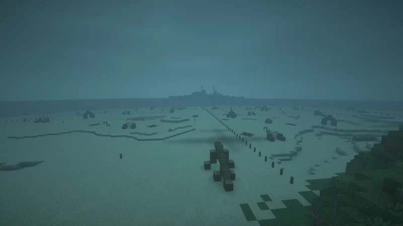 Omaha Beach, Normandy 1944 Minecraft Map