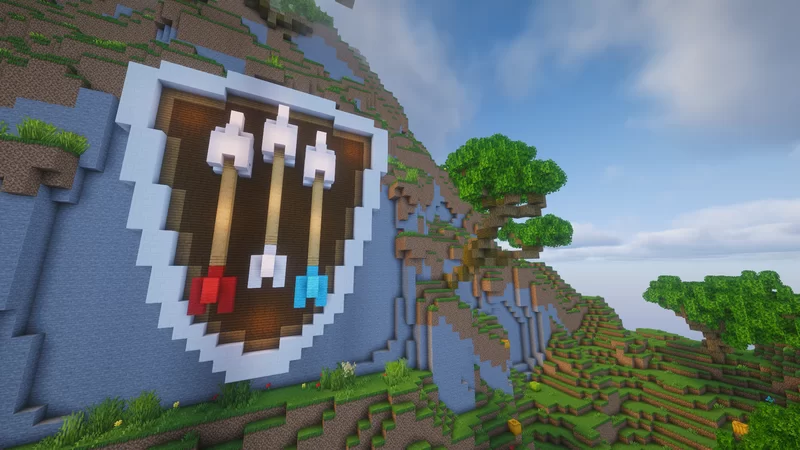 [Projectile PvP] Super Arrow Fight [Remastered for 1.21.10] Minecraft Map