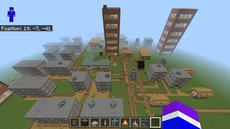 Villager country world (bedrock world) (You must read the description ...