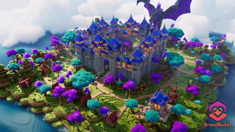 Fantasy Warzone Spawn Minecraft Map