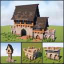 Medieval Castle ( Litematica support ) Minecraft Map