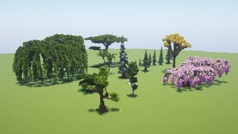 Tree world Pack Minecraft Map