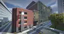Modern building and old factory - schematic Minecraft Map