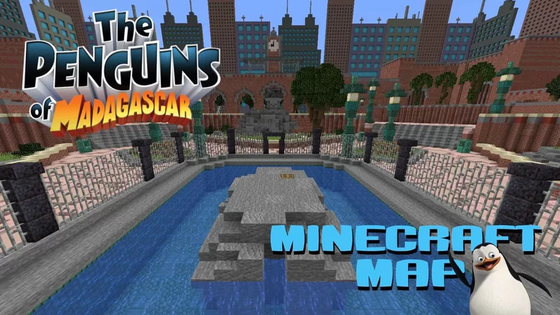 Penguins Of Madagascar Hide&Seek Map! | 1.21.1 Minecraft Map