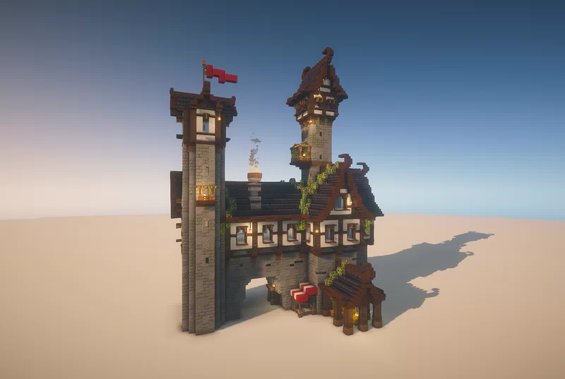 🏰 Medieval House – Download Minecraft Map