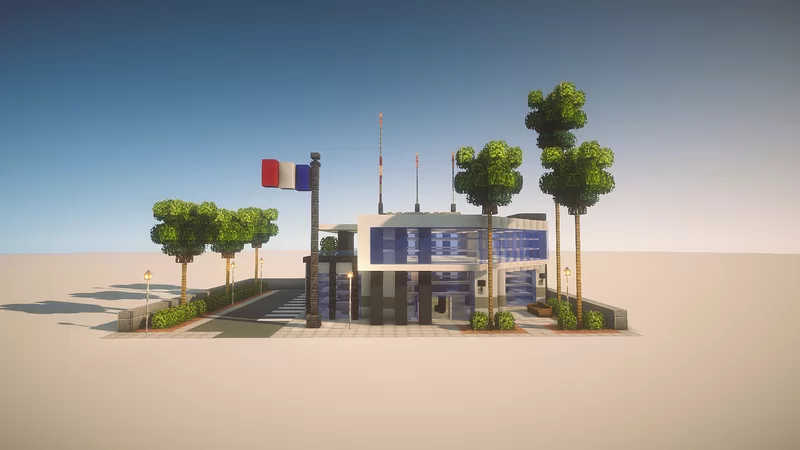 🌟Modern Embassy Build🌟 --- Download Minecraft Map