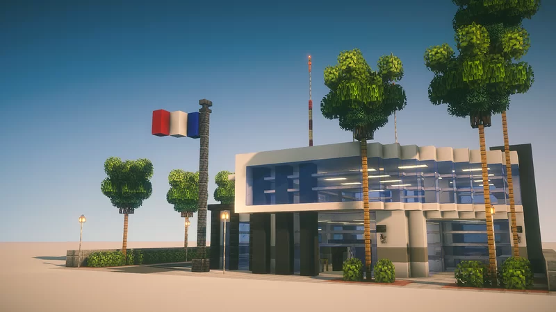 🌟Modern Embassy Build🌟 --- Download Minecraft Map