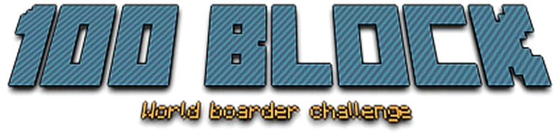 100 BLOCK world boarder challenge Minecraft Map