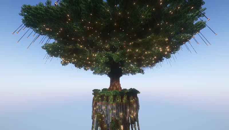 Minecolonies Custom Style: Oak Treehouse Minecraft Map