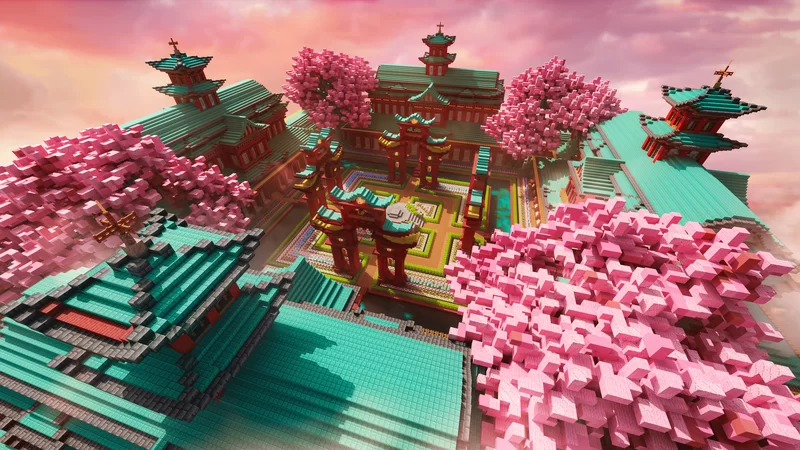 Hanakai | Skyblock Lobby | [1.8-1.21] Minecraft Map