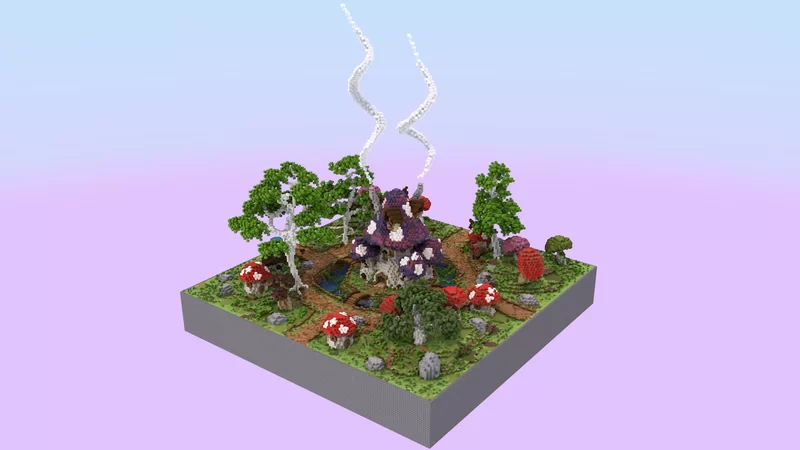 [HCF] Fantasy Mushroom Grove Spawn Minecraft Map
