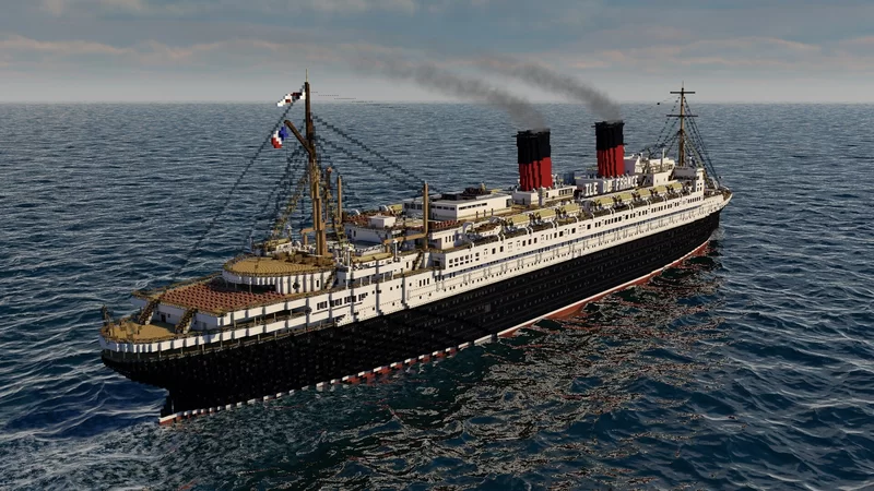 SS Île de France (1959) -St. Bernard of the Atlantic- Minecraft Map