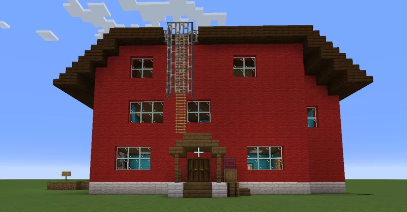 Hello Neighbor Block Edition Alpha 1/Act 1 Minecraft Map