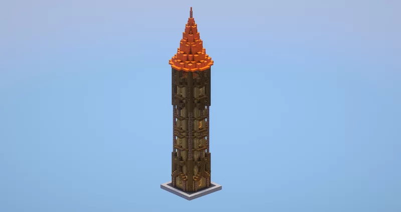 Wood tower Minecraft Map