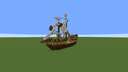 Cute Pirate Ship [ FREE SCHEMATIC ] Minecraft Map