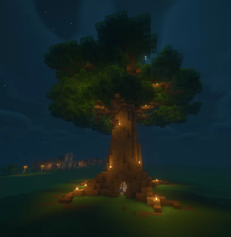 Big Tree Portal Design Minecraft Map