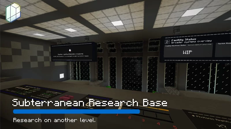 Subterranean Research Base (DSRB In Minecraft) Minecraft Map