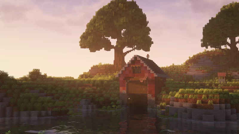 Boat House. Minecraft Map