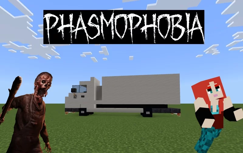 Truck from Phasmophobia Minecraft Map