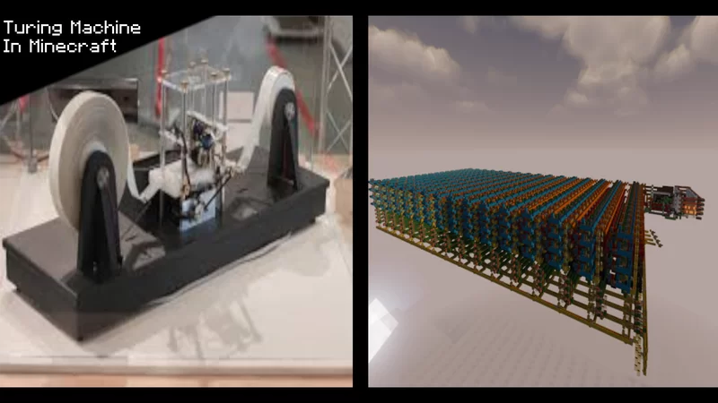 Turing Machine In Minecraft Minecraft Map
