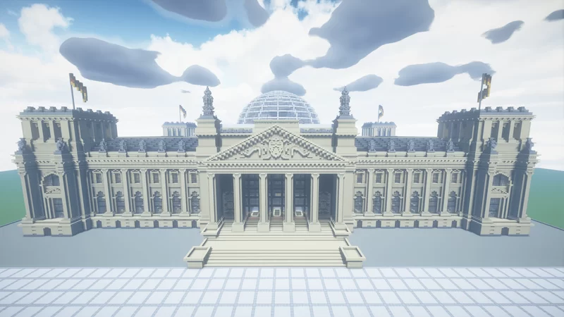 Reichstagsgebäude Reichstag Bundestag Berlin (German Parliament ...