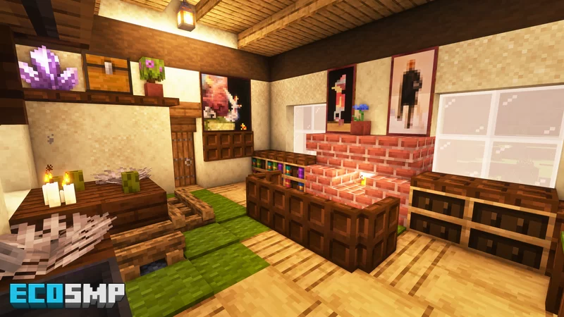 🏞️ Lakeview Lodge (Medieval House) | Download Minecraft Map