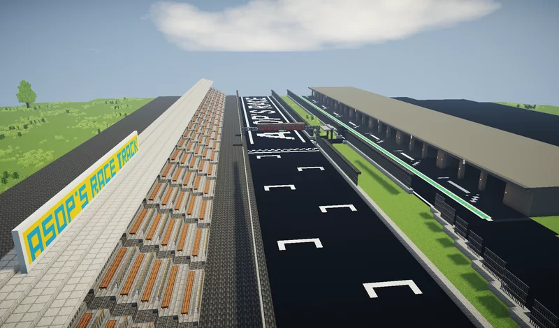 MAP F1 ASOP'S RACE TRACK FOR EVENT Minecraft Map