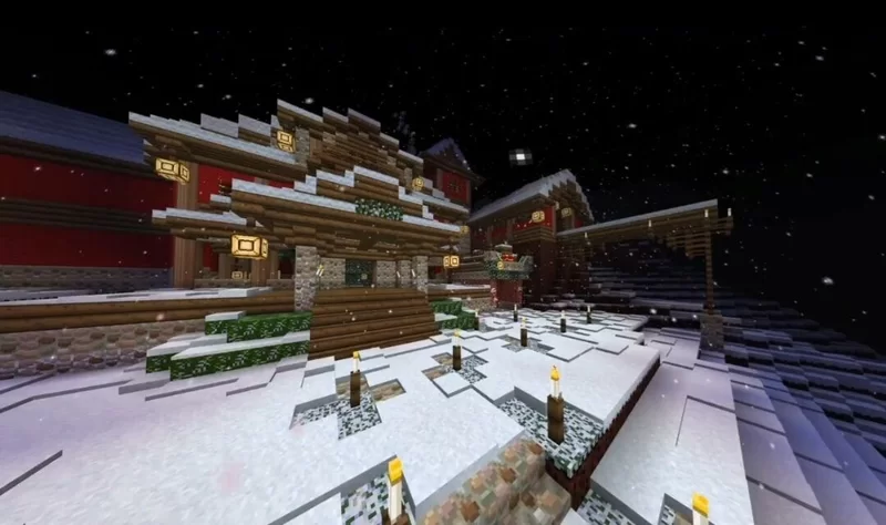 Festive Mashup Pack World (Bedrock) Minecraft Map