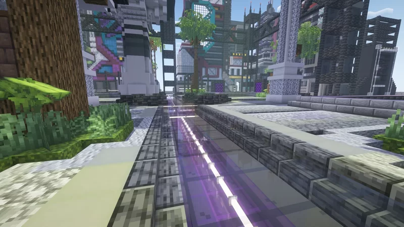 SCIFI VIBRANT FACTIONS SPAWN | CYBERPUNK THEME v.1.21 & BEDROCK ...