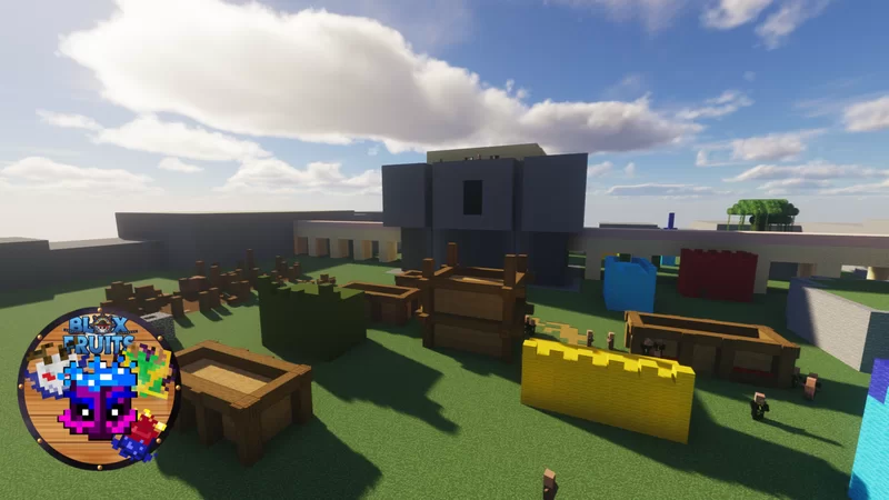 Blox Fruits MAP FOR MOD Minecraft Map