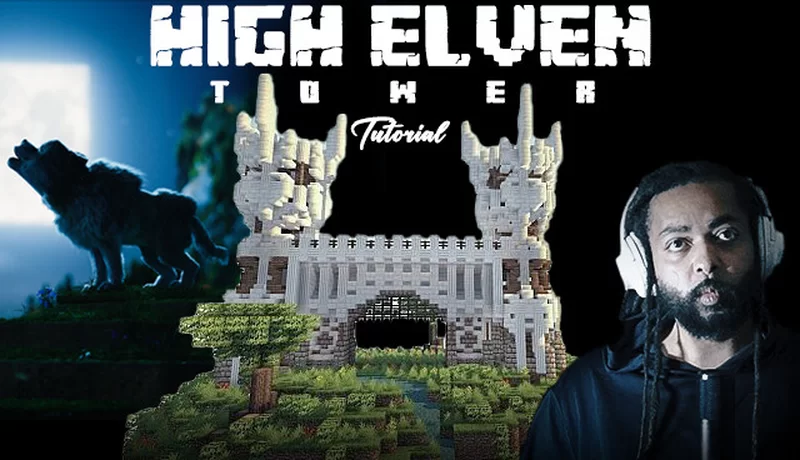 A High Elven Tower | LOTR-Inspired Minecraft Tutorial Minecraft Map