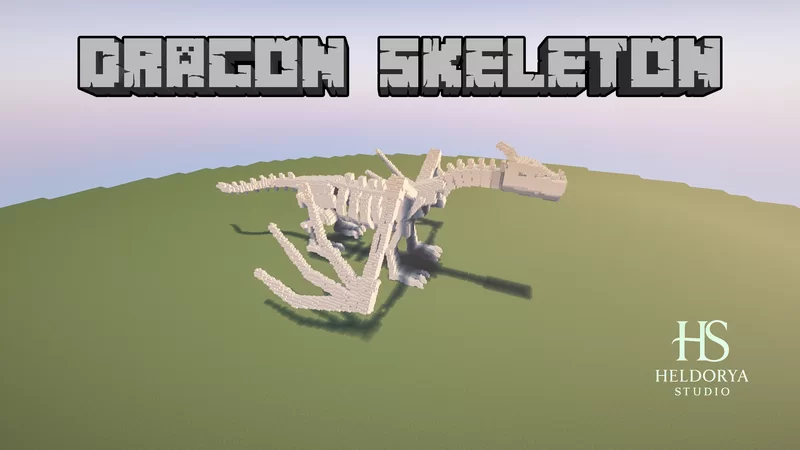 🦴💀 Colossal End Dragon Skeleton 🐉 | Massive Minecraft Build | Epic ...