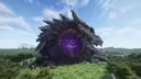 Minecraft Dragon Head Nether Portal V08 Statue Minecraft Map