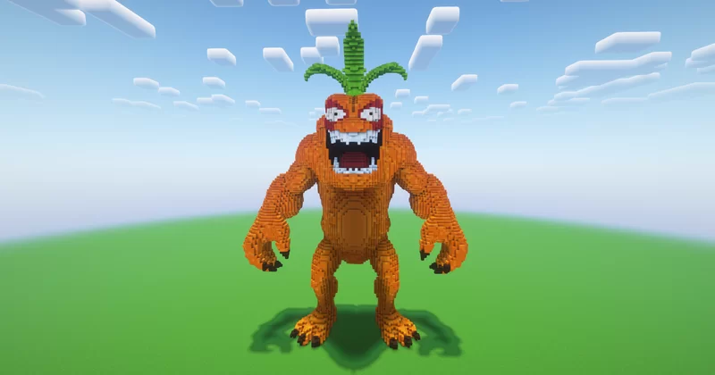 Minecraft Furious Carrot Statue Minecraft Map