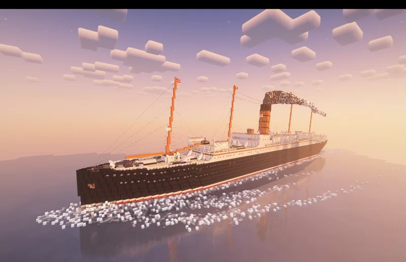 RMS Carpathia 1905 Refit Minecraft Map
