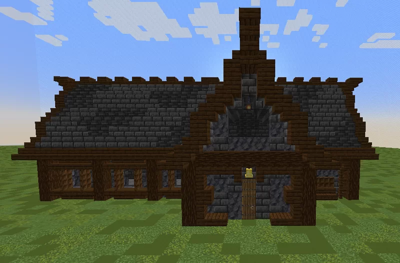 Big Deepslate House Minecraft Map