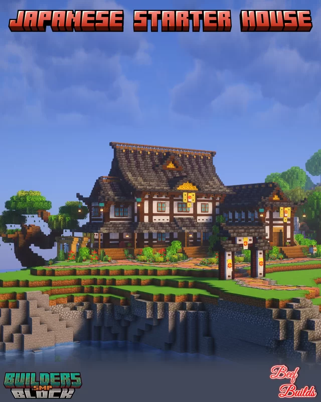 Japanese Starter House Minecraft Map
