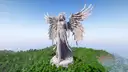 Minecraft Angel |Luminous| Statue V07 Minecraft Map