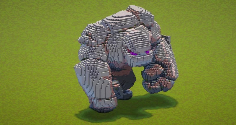 Clash Royale Golem Minecraft Map