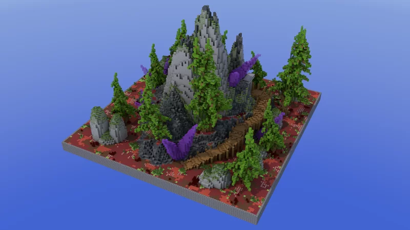 [HCF] Crystal Cavern Mountain Spawn Minecraft Map