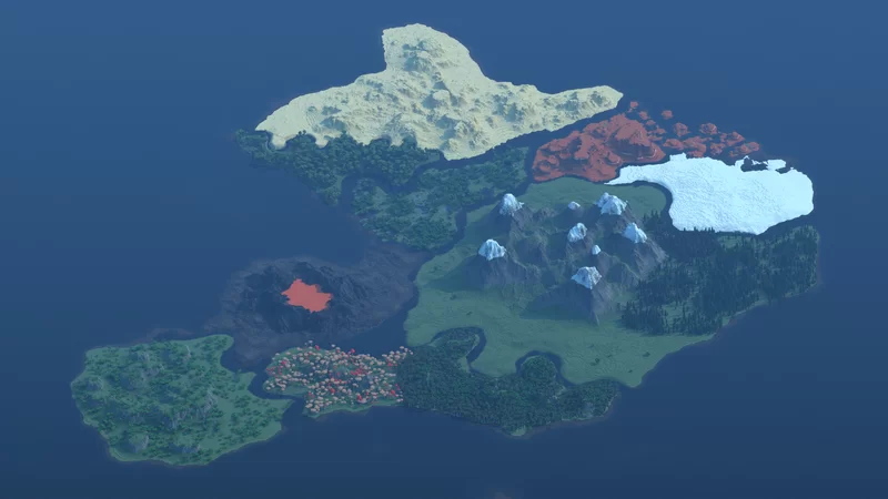 NINA8671's RPG map #2 size 4k x 4k Java Minecraft Map