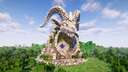 Minecraft Dragon Head Nether Portal V11 Statue Free Minecraft Map