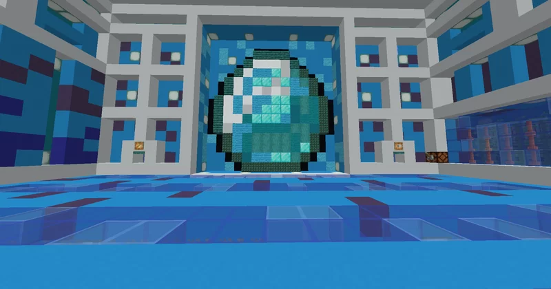 Kelp farm 240 smokers Minecraft Map