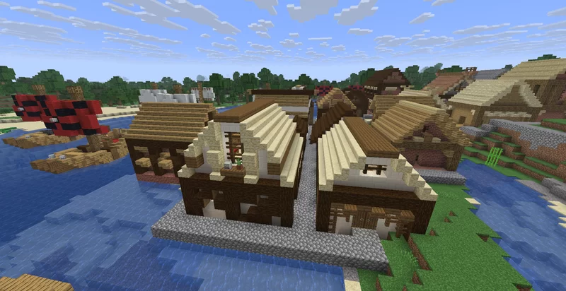 Colonial American Town Of Tynes Minecraft Map