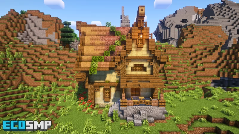 🏡 Brimstone Manor (Medieval House) | Download Minecraft Map