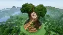 Minecraft Tree Nether Portal Statue V10 Free Schematic Minecraft Map