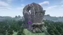 Minecraft Hand of God Nether Portal Statue Minecraft Map