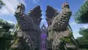 Minecraft Hand of God Nether Portal Statue Minecraft Map
