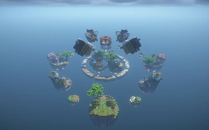 #18 BEE BEDWARS MAP Minecraft Map