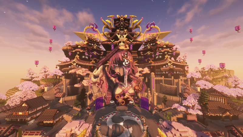 Spawn - Secret Inazuma - 500x650 size Minecraft Map